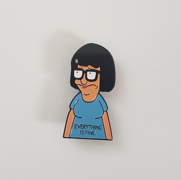 Jewelry | 315 Tina Belcher Everything Is Fine Pin | Poshmark